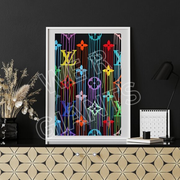 Art | Louis Vuitton Drip Art Print 11x17 | Poshmark